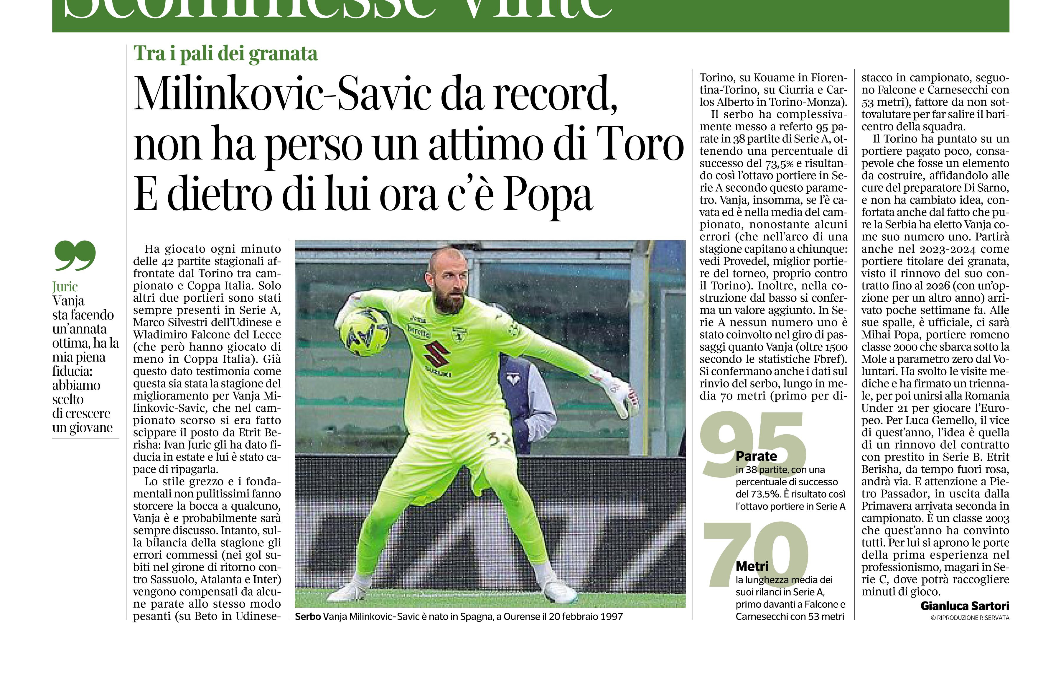 09/06/2023 - Sempre Forza Toro!