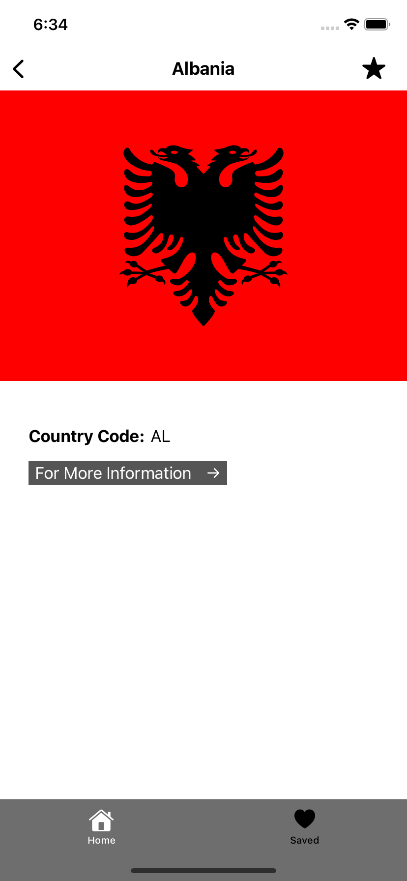 Github Crncckcountries Swift Application To Show Countries Using Geodb Cities Api 8090