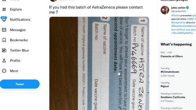 NEW RichieFromBoston (12/24/2022): AstraZenica Worries if "You've Had ...