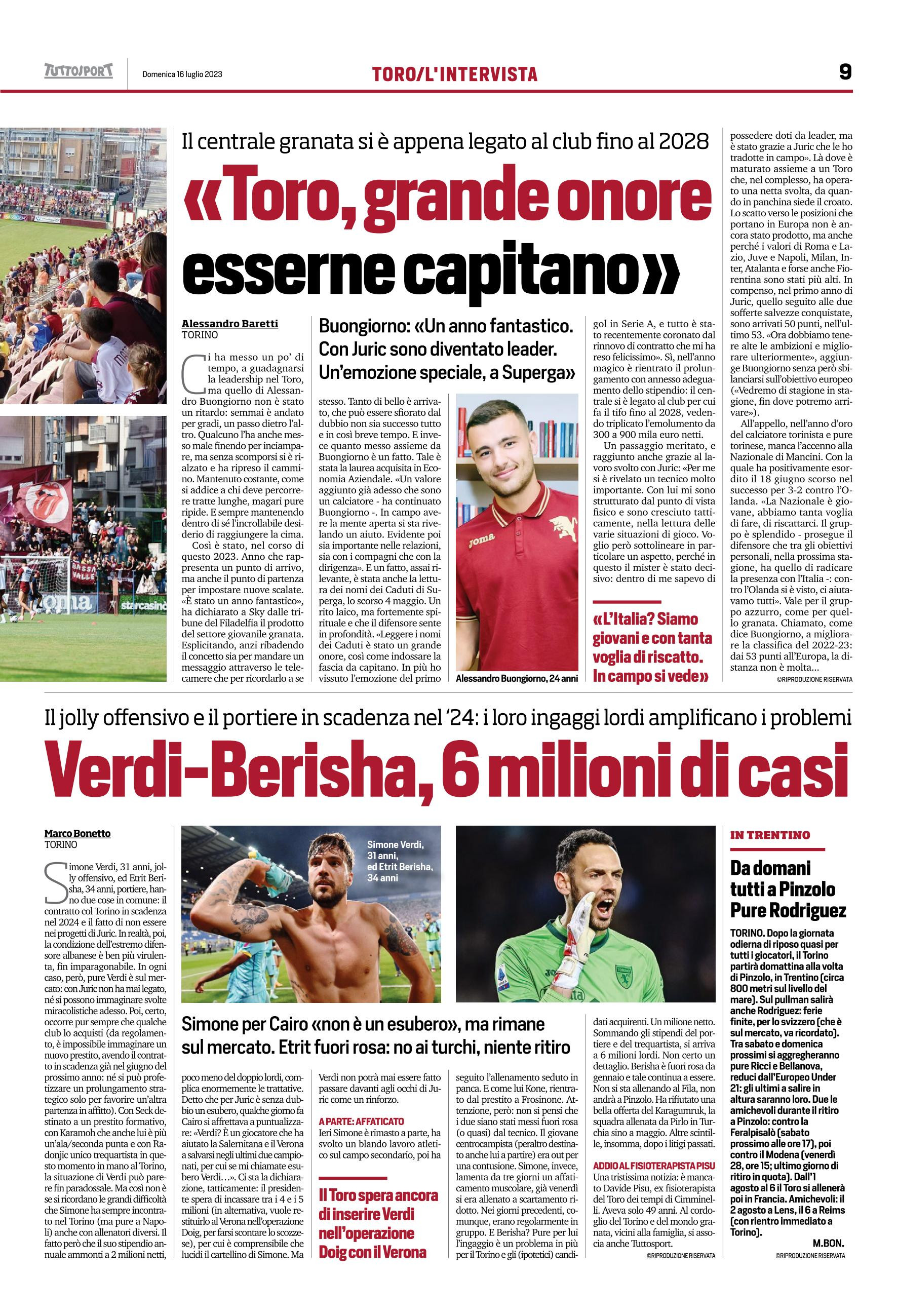 16/07/2023 - Sempre Forza Toro!