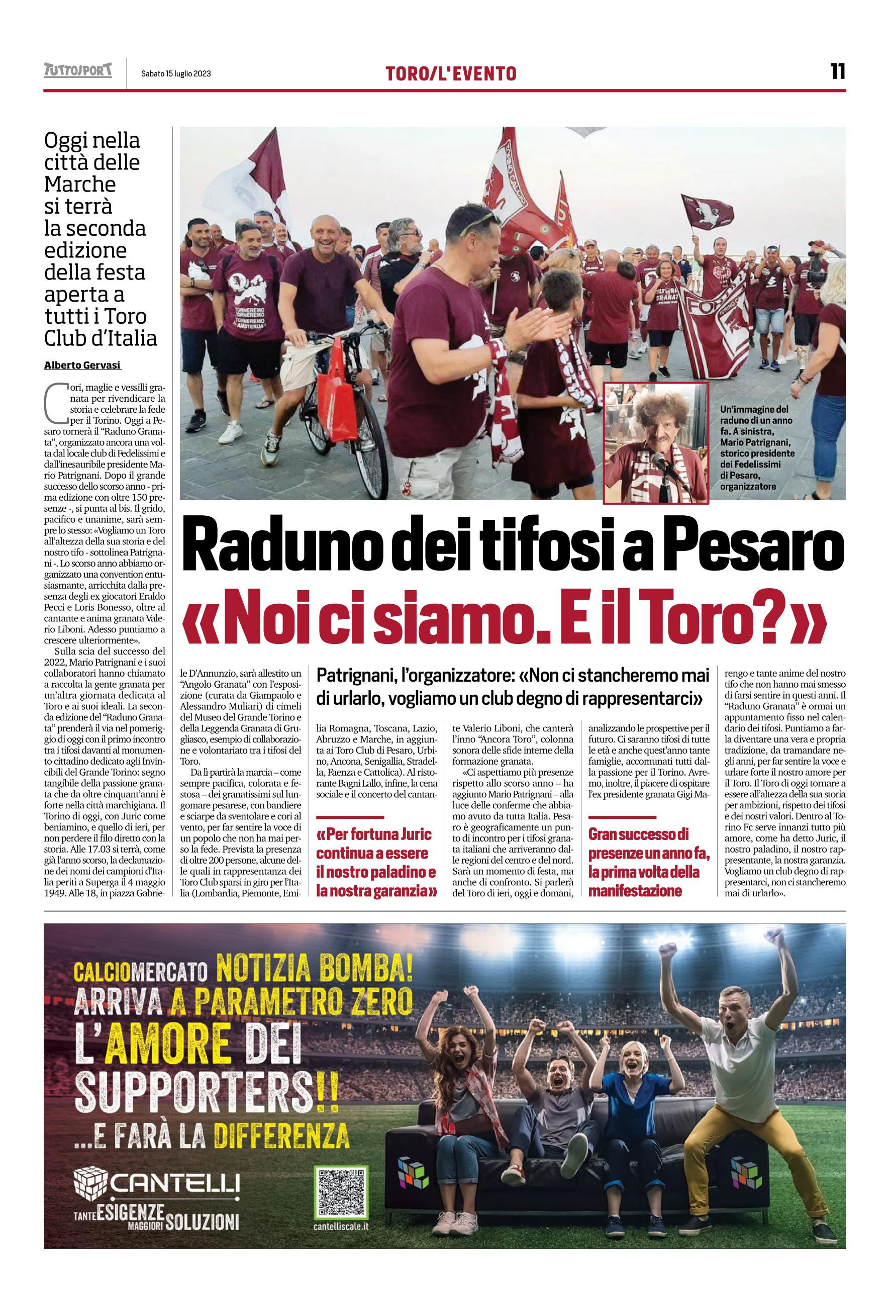 15/07/2023 - Sempre Forza Toro!