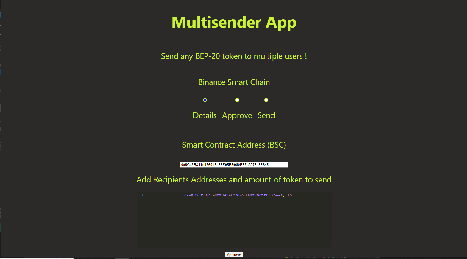 GitHub - panoptisDev/Multisender-App-BSC: works on all evm