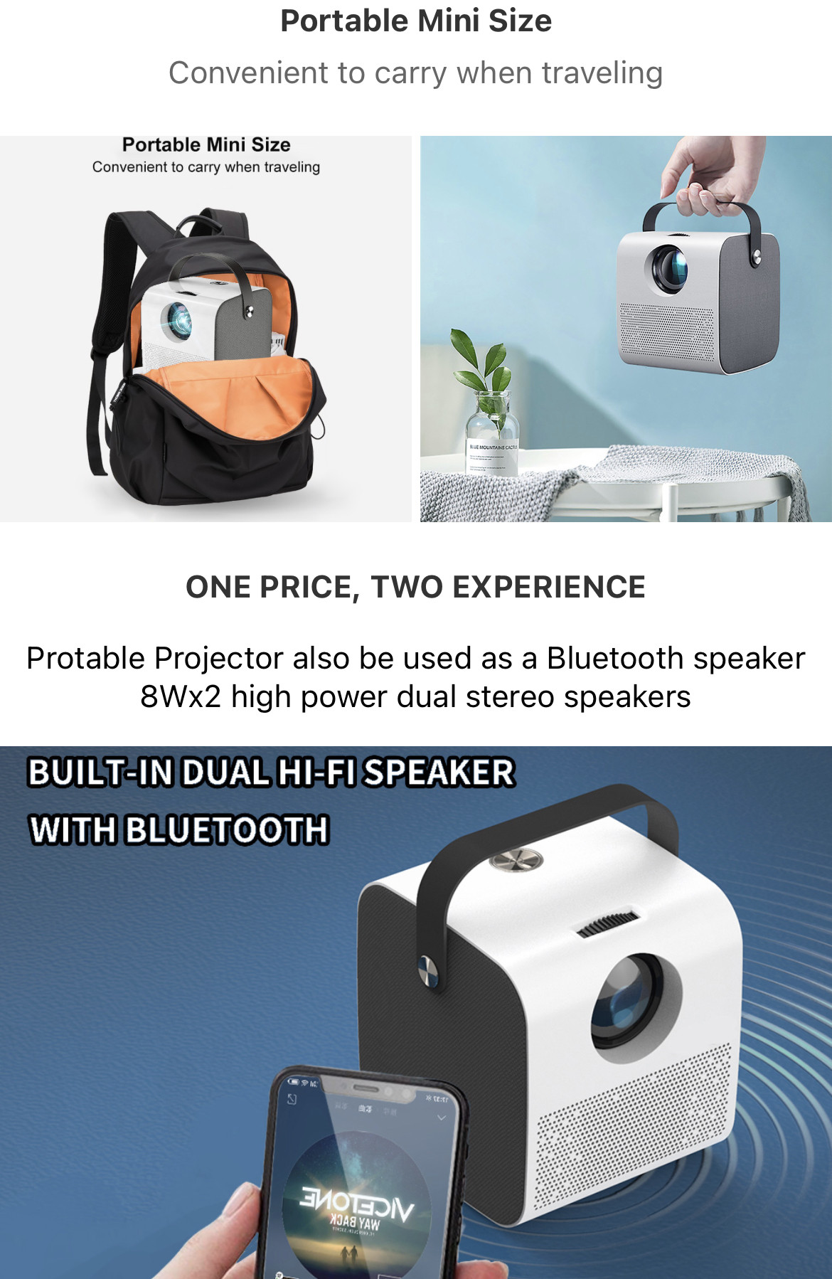 Projectors for your living / bedroom / office / home office (from $179 ...