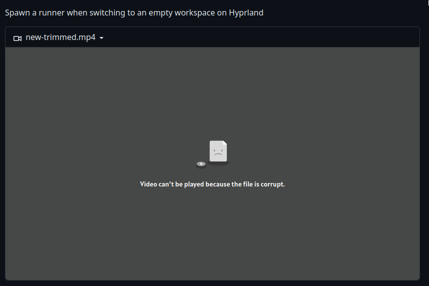 README Video Corrupted · Issue #3 · nate-sys/hypr-empty · GitHub README Video Corrupted · Issue #3 · nate-sys/hypr-empty · GitHub