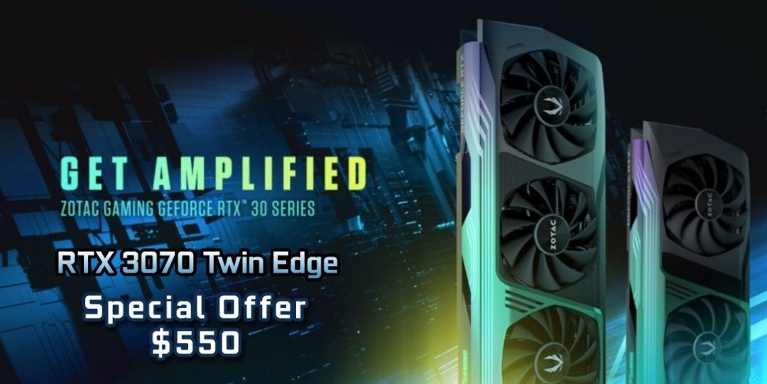 WTS (For Sale) Zotac RTX 3070 Twin Edge OC (8GB) | HardwareZone Forums