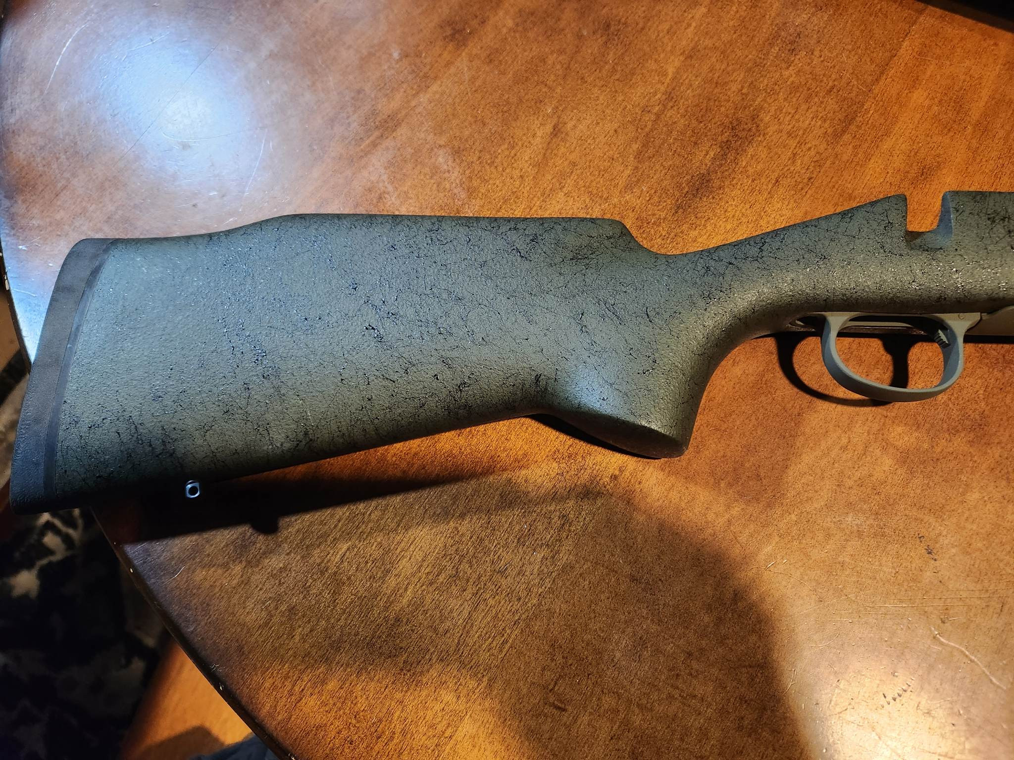 Sold Bell and Carlson Stock Rem 700 M40 style. OD with Black spiderweb ...