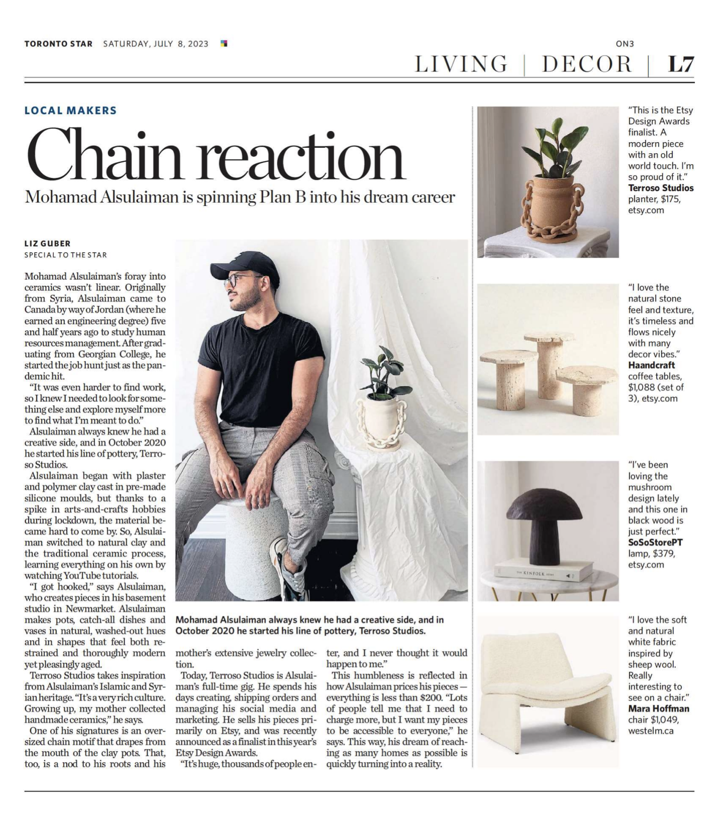 Terroso Studios Handmade home decor accessories | Linktree