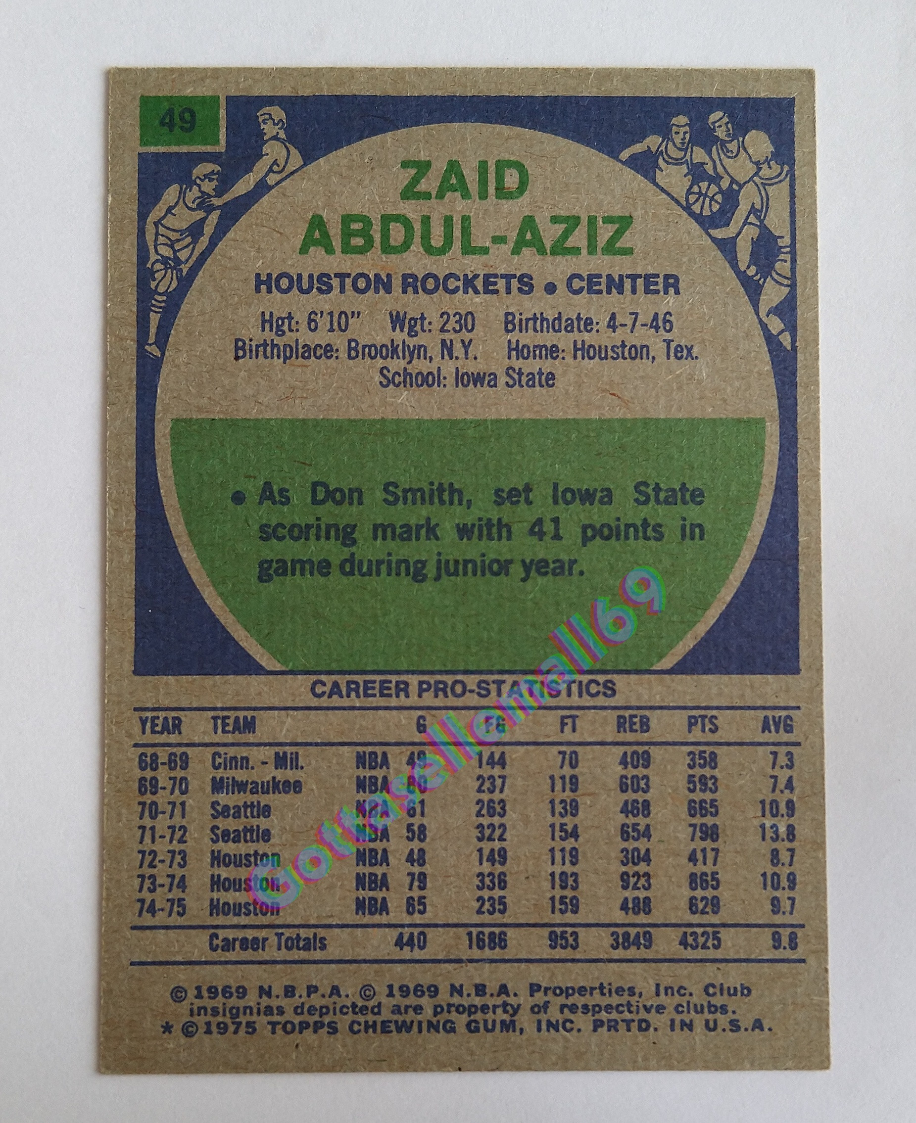 1975 Topps NBA Basketball Cards U-Pick VG to NM Condition See Pictures ...