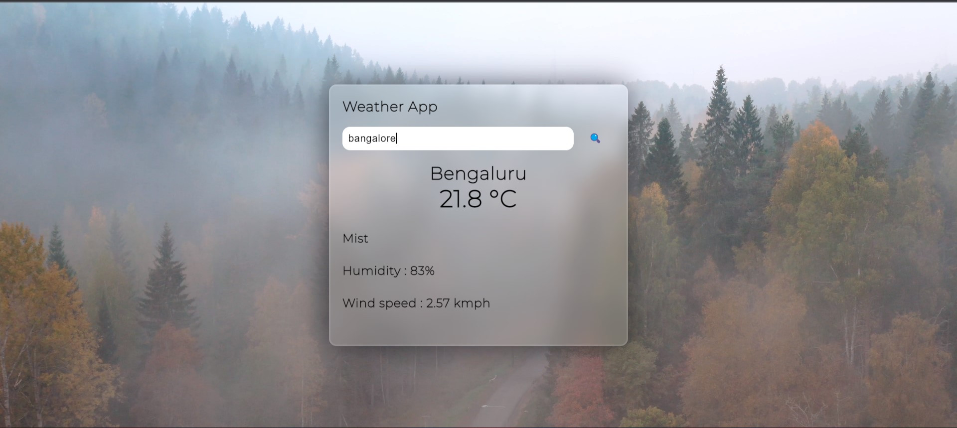 GitHub - adhirajkar3103/weather-app: Enter the name of a city and it ...