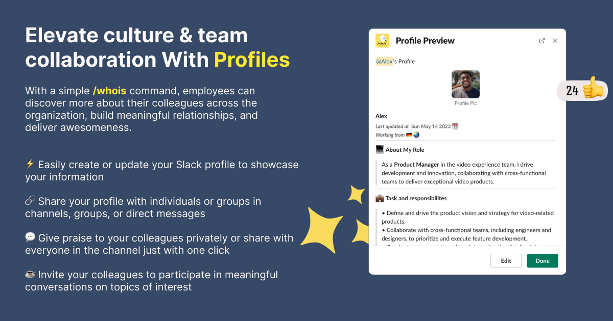 Slack profile