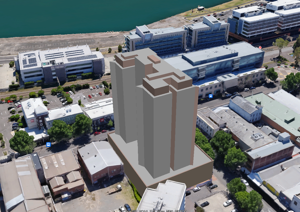 Construction | NEWCASTLE | Watervue (643 Hunter Street) | 20st/65m ...