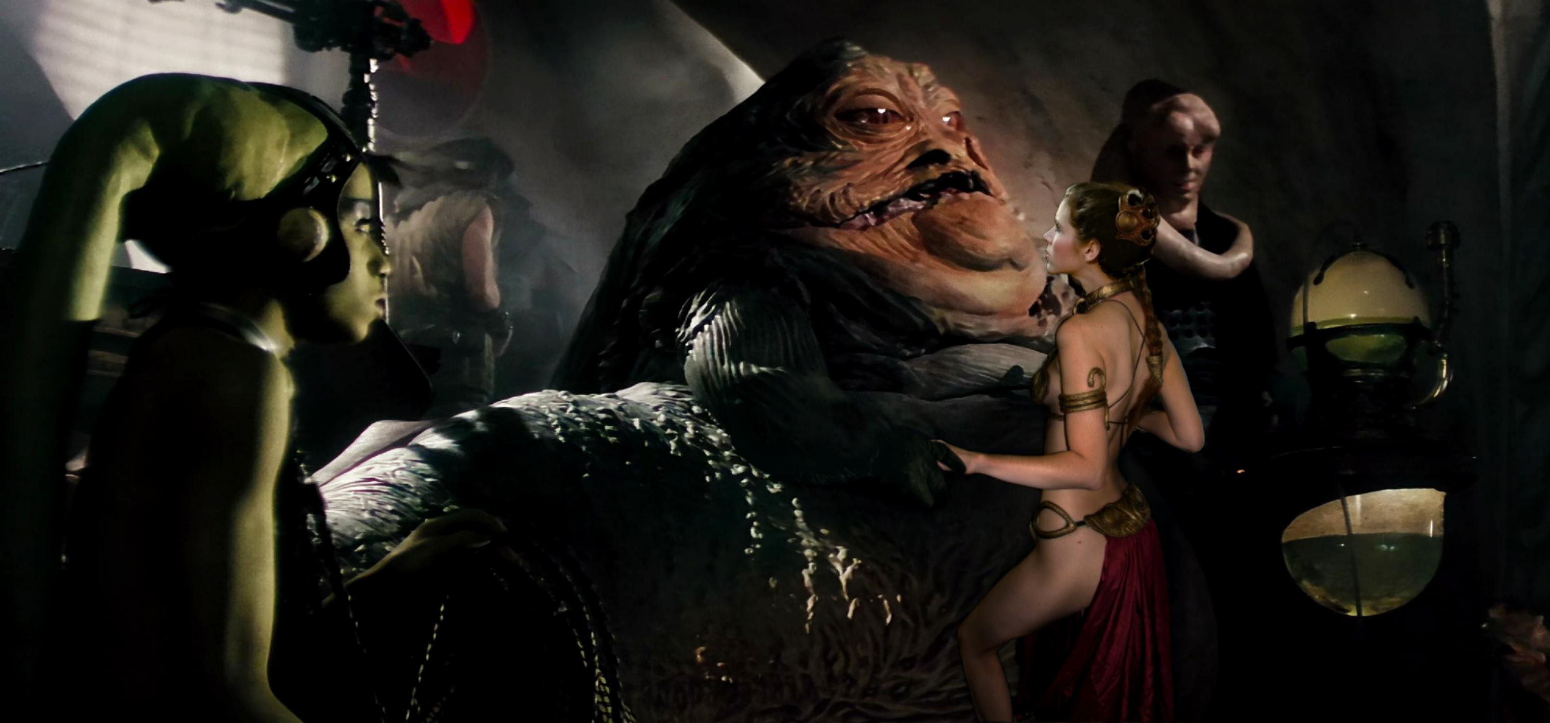 Oola And Leia Submit To Jabba