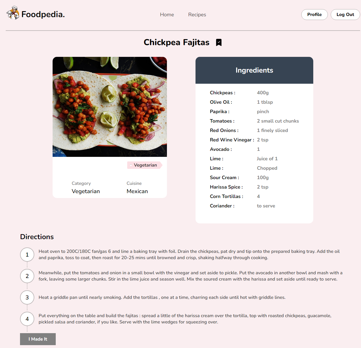 GitHub - jprasad09/foodpedia: Foodpedia offers diverse recipes and cooking inspiration for home ...