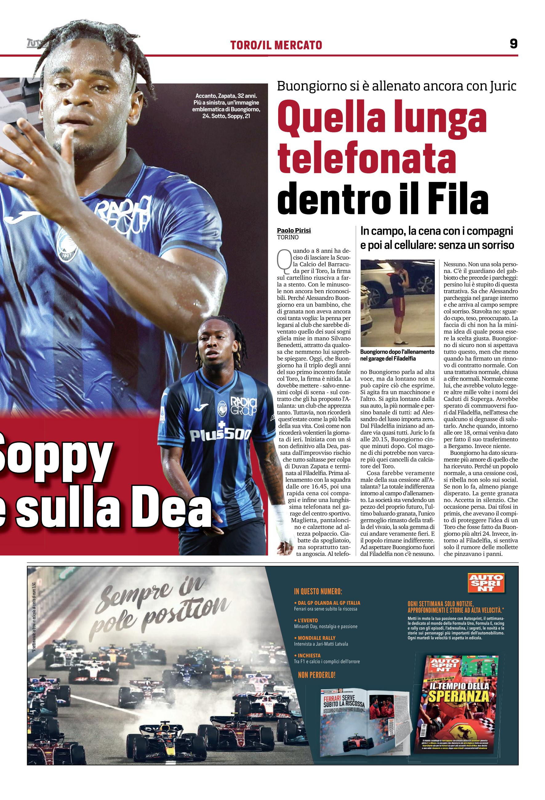 31/08/2023 - Sempre Forza Toro!