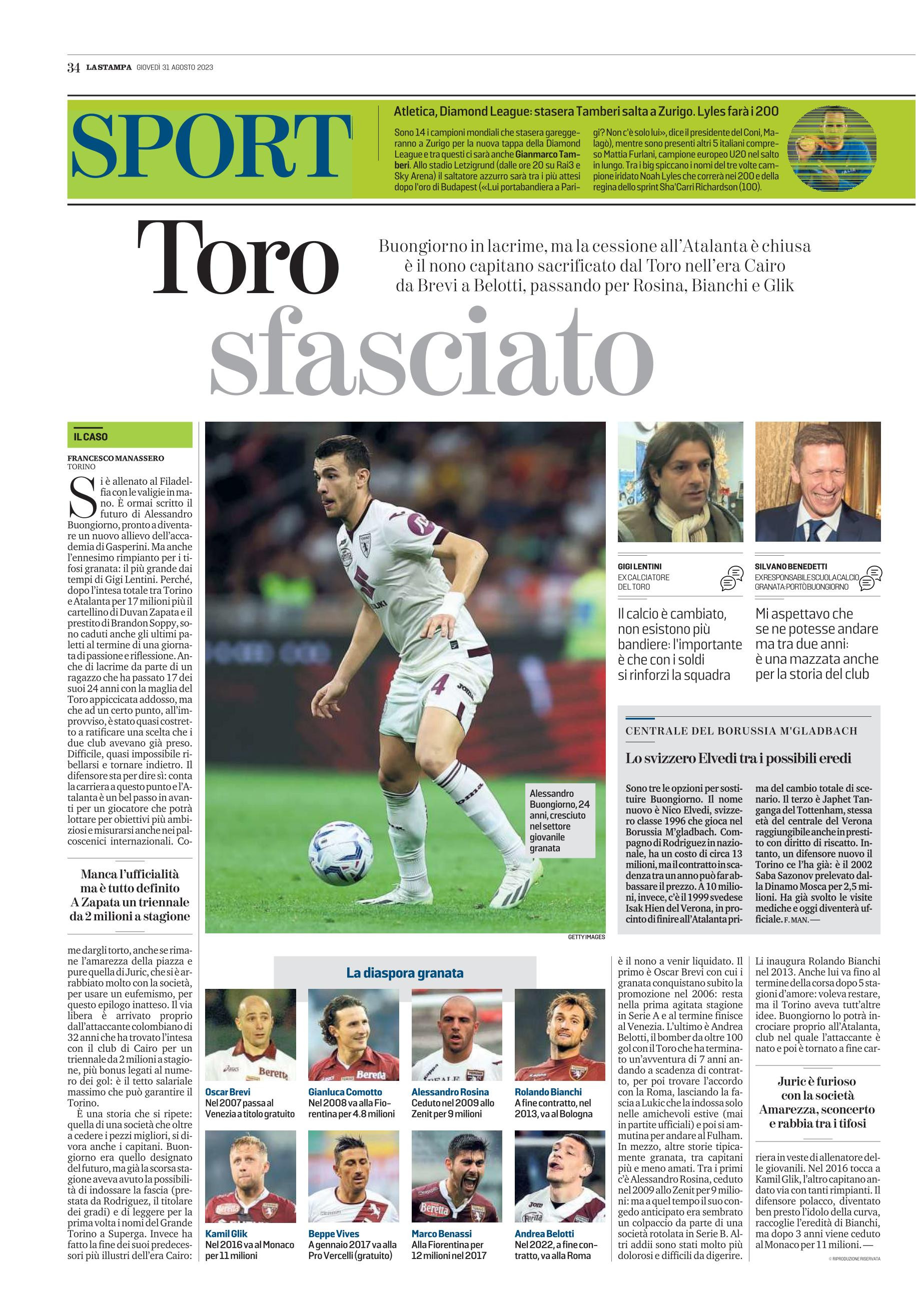 31/08/2023 - Sempre Forza Toro!