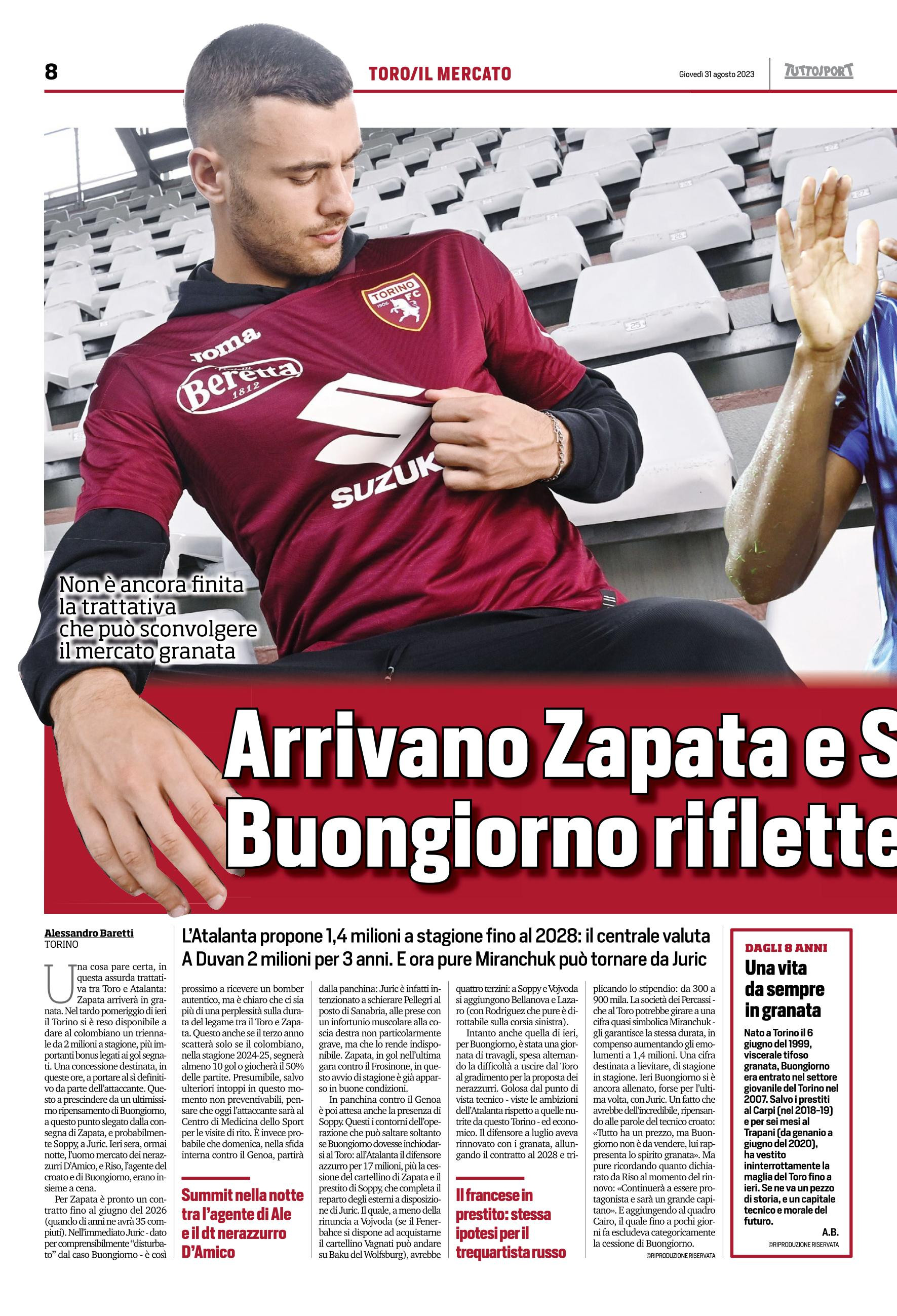 31/08/2023 - Sempre Forza Toro!