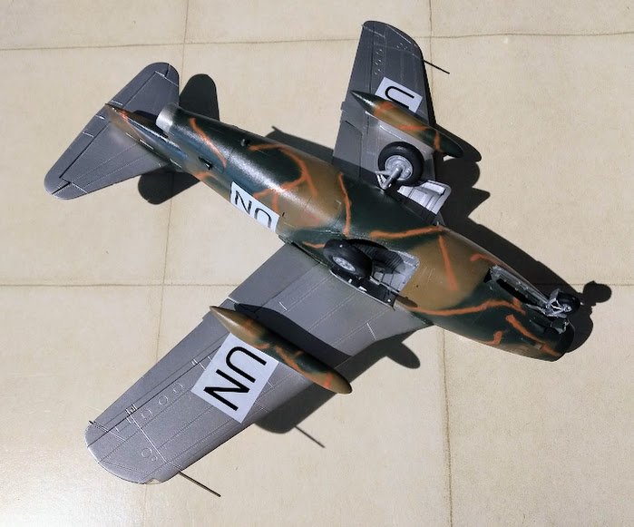 Saab J.29B - HobbyBoss with scale 1:51,xx and not 1:48 - Ready for ...