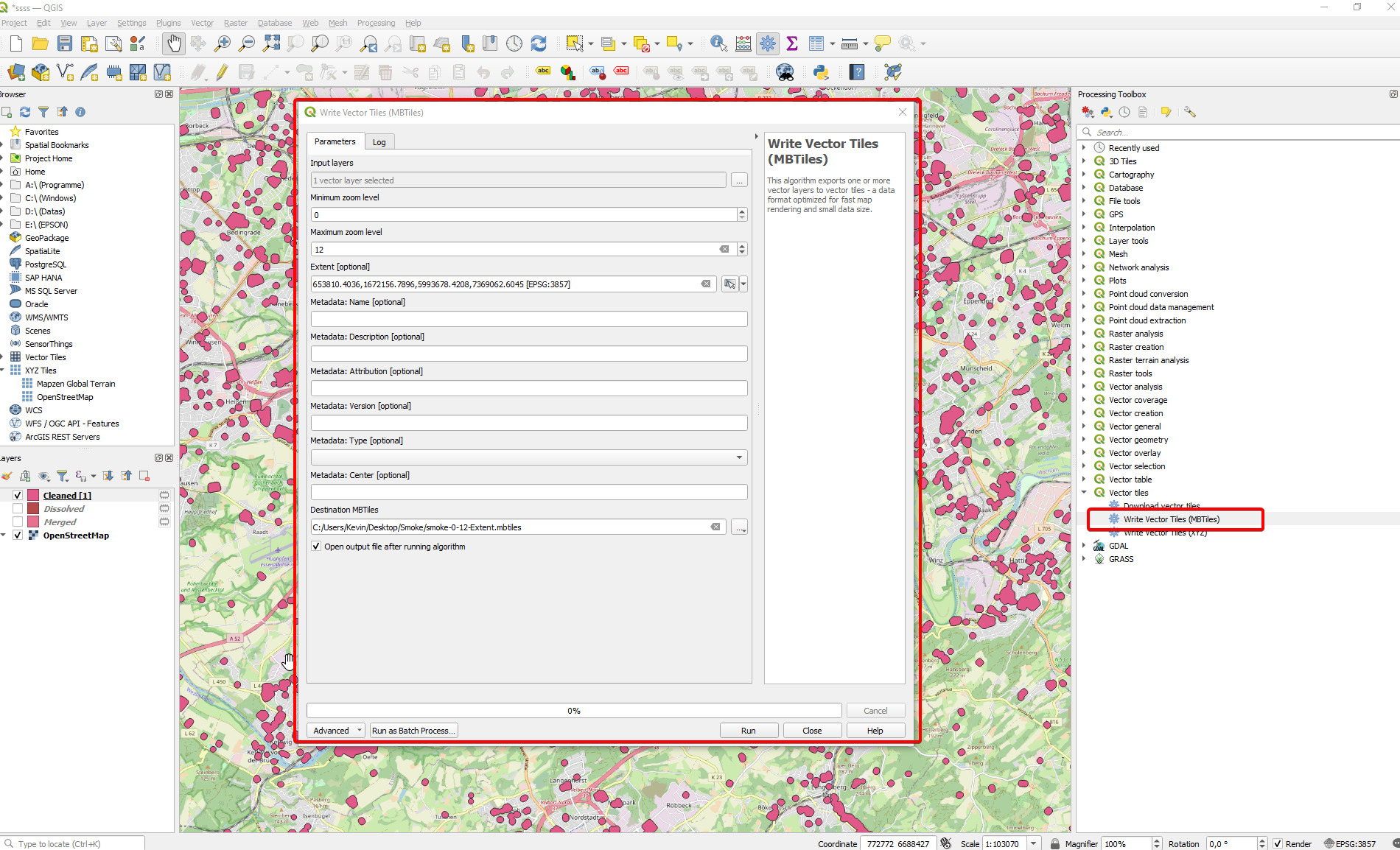 qgis - How to speed up "Write Vector Tiles (MBTiles)" - Geographic Information Systems Stack ...