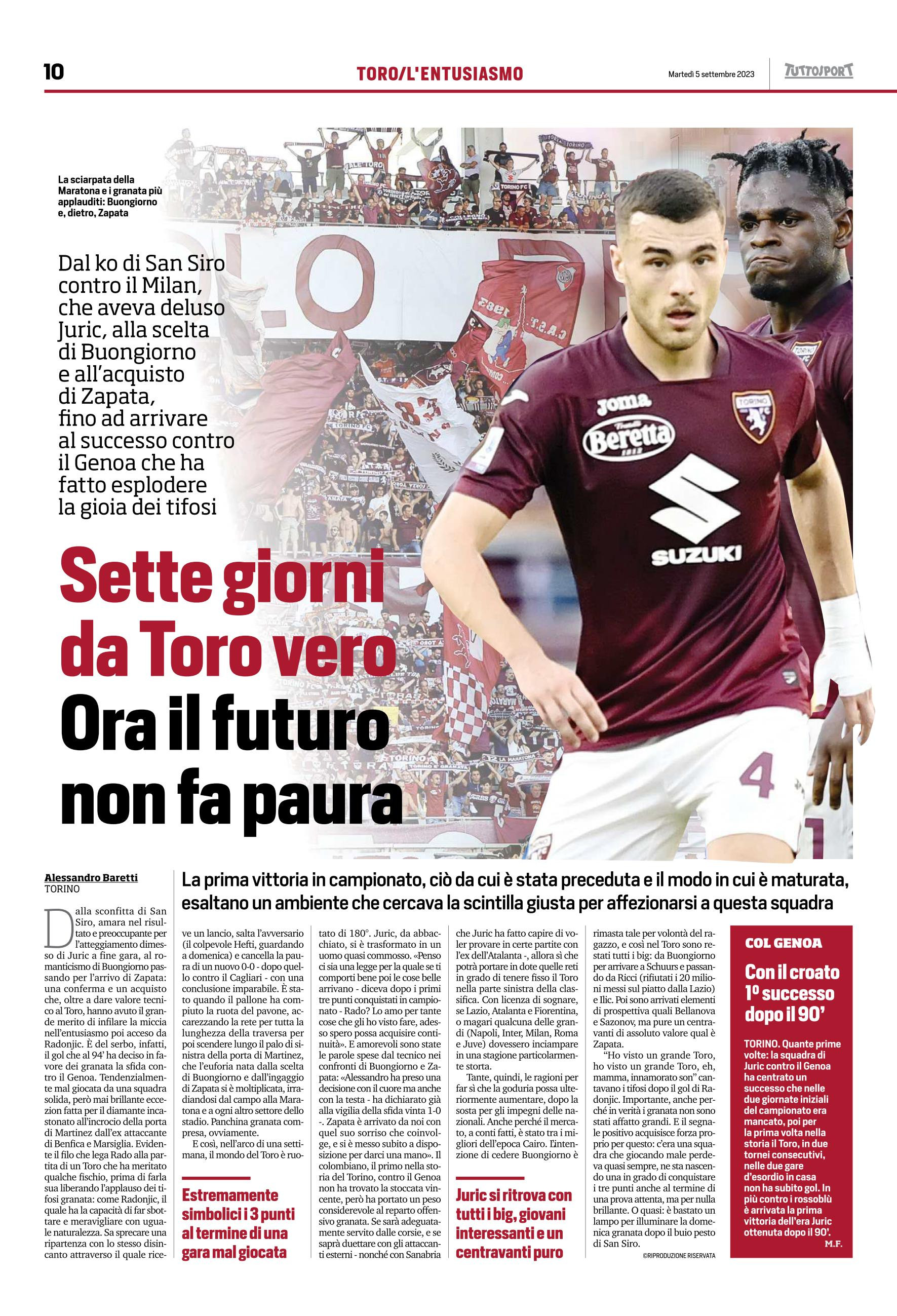 05/09/2023 - Sempre Forza Toro!