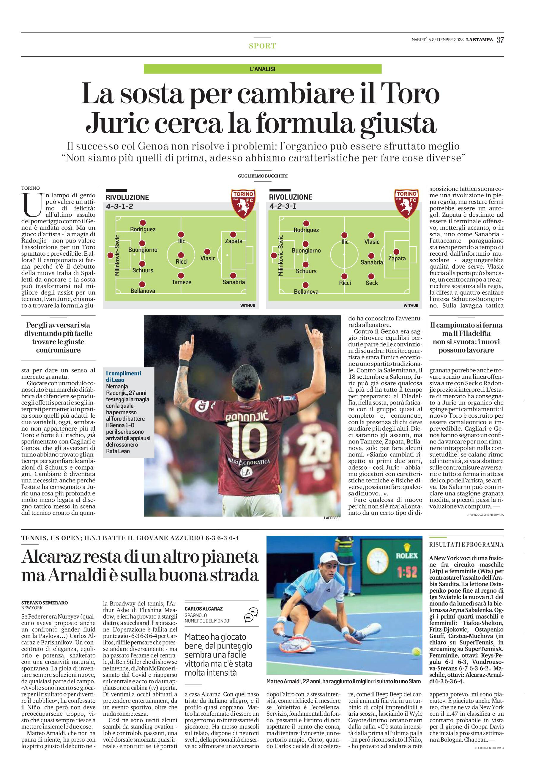 05/09/2023 - Sempre Forza Toro!