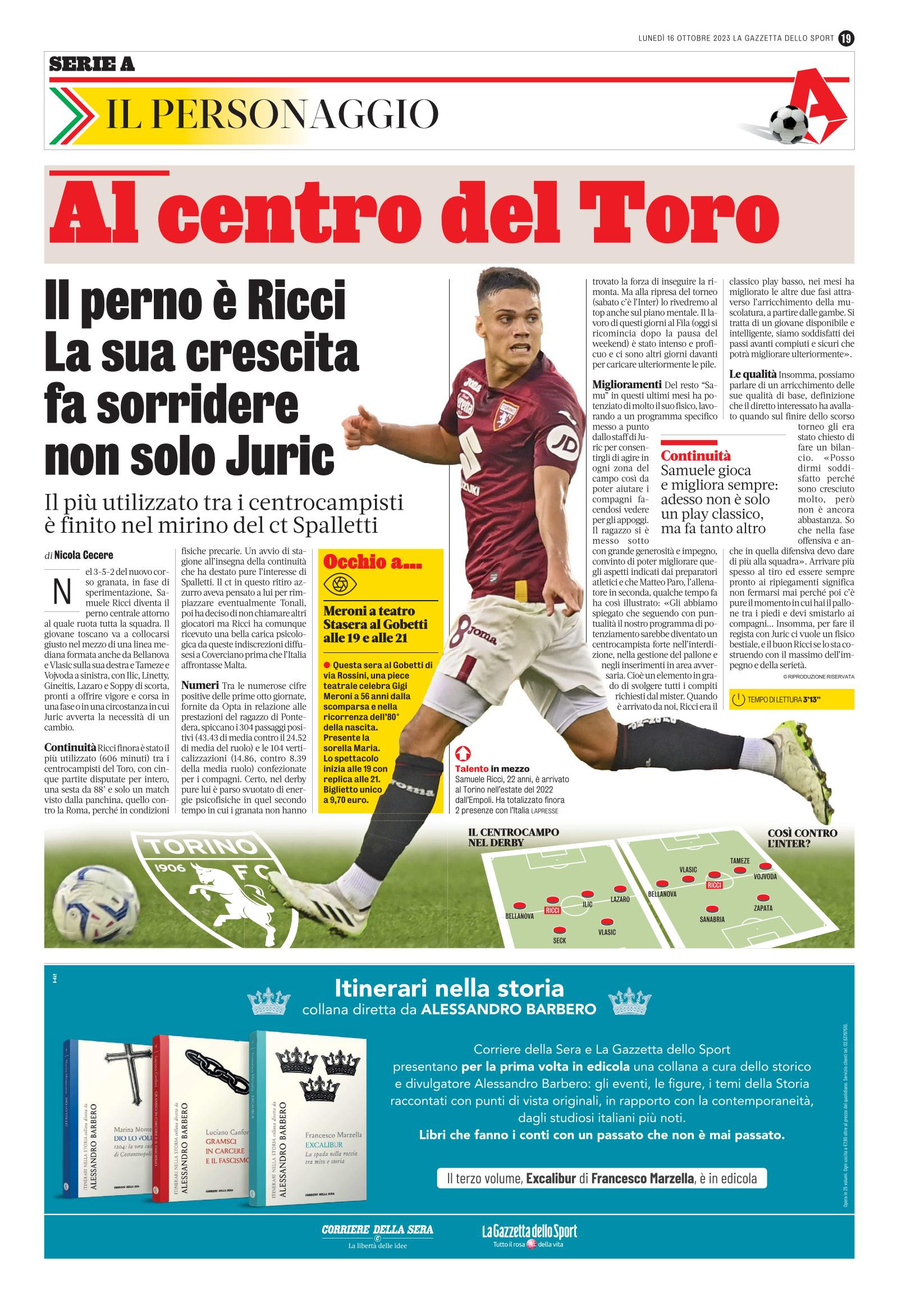 16/10/2023 - Sempre Forza Toro!