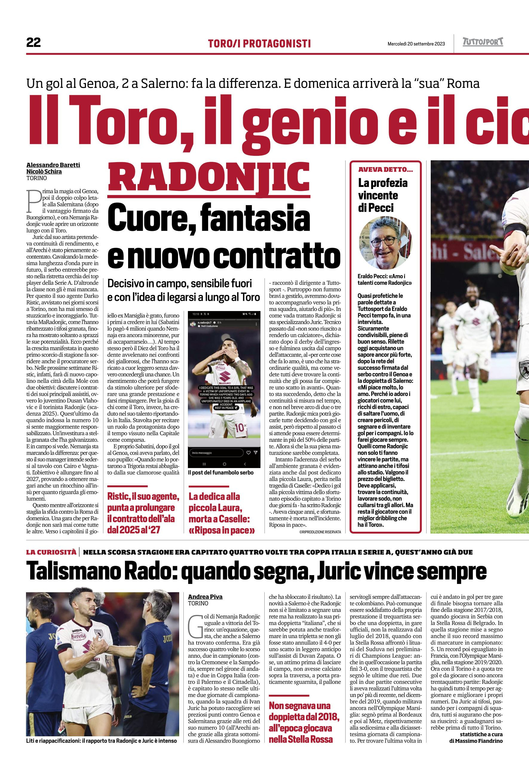 20/09/2023 - Sempre Forza Toro!