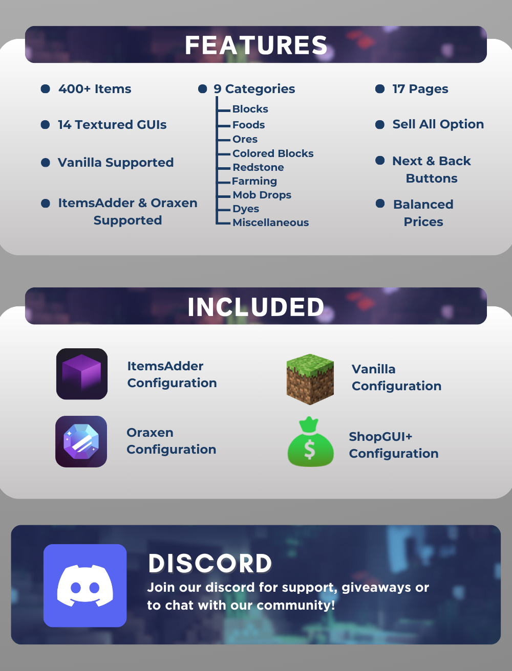 Crazy ShopGUI | Config & Textures | BuiltByBit