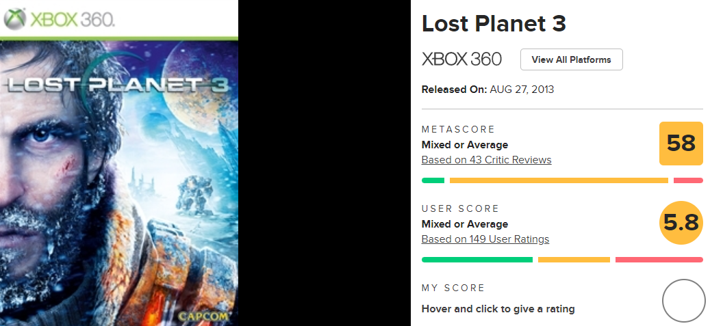 17 years ago today, Capcom released worldwide Lost Planet: Extreme ...