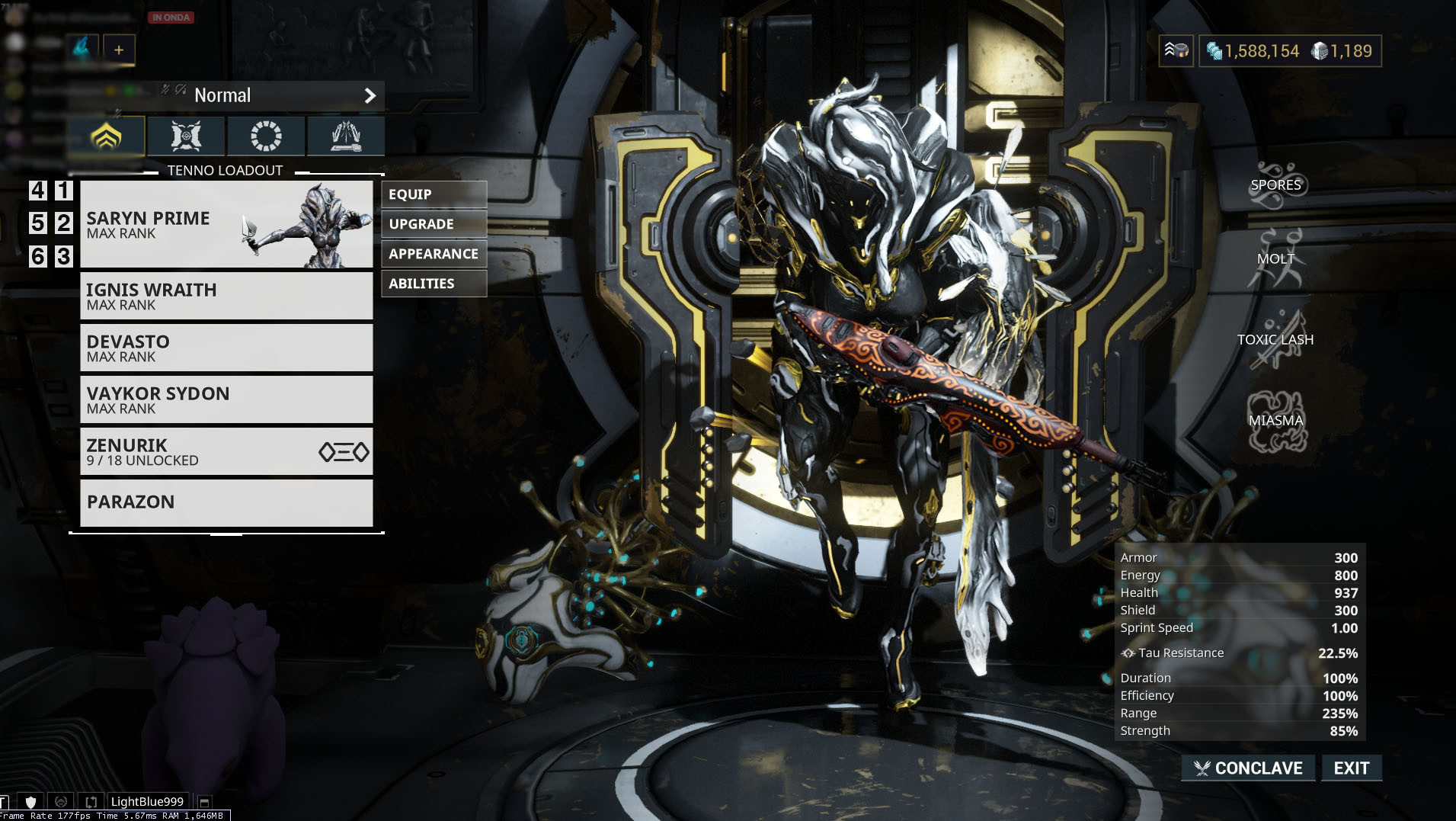 Quick Loadout selection from Arsenal screen - Art, Animation, & UI - Warframe Forums