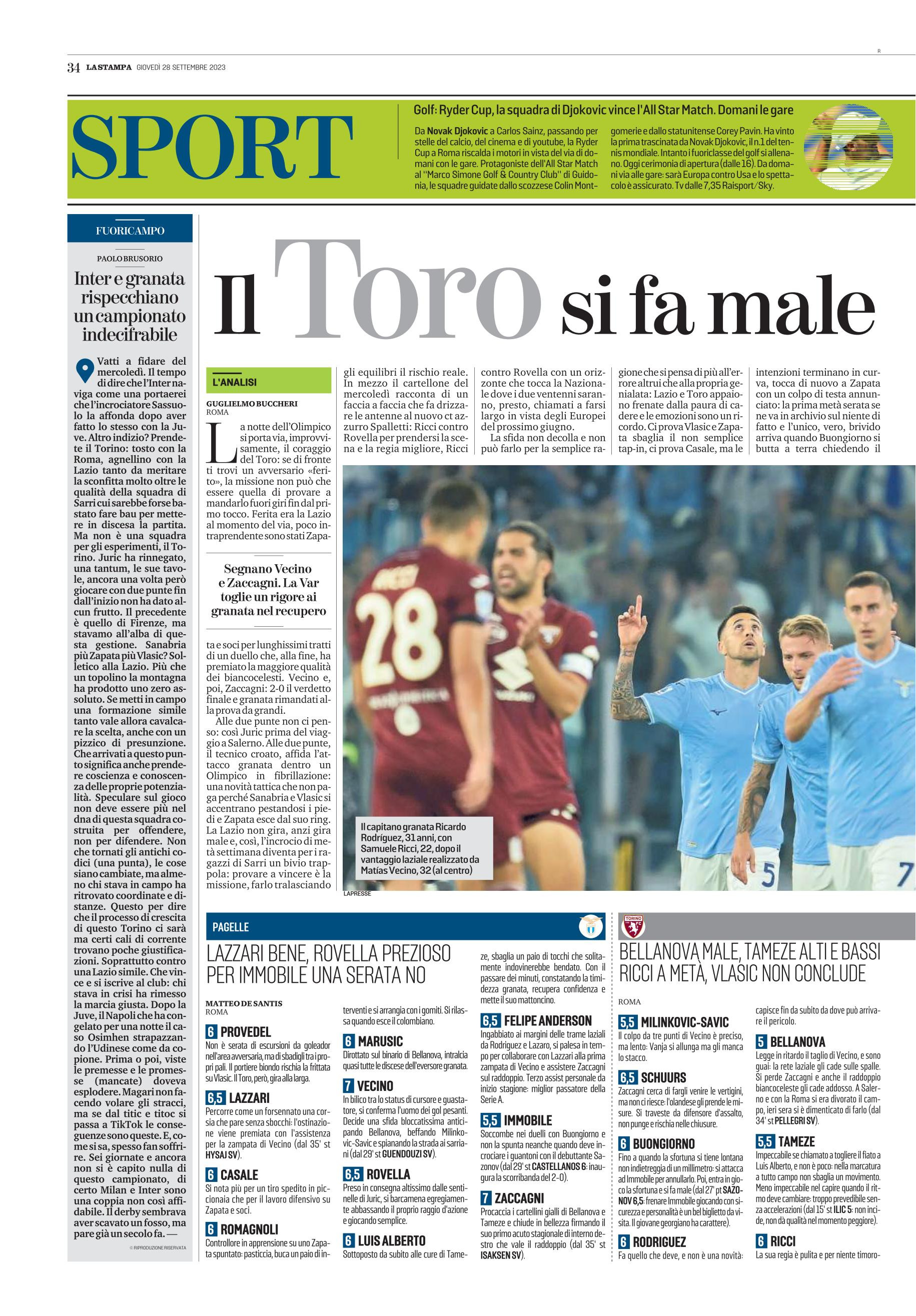 28/09/2023 - Sempre Forza Toro!