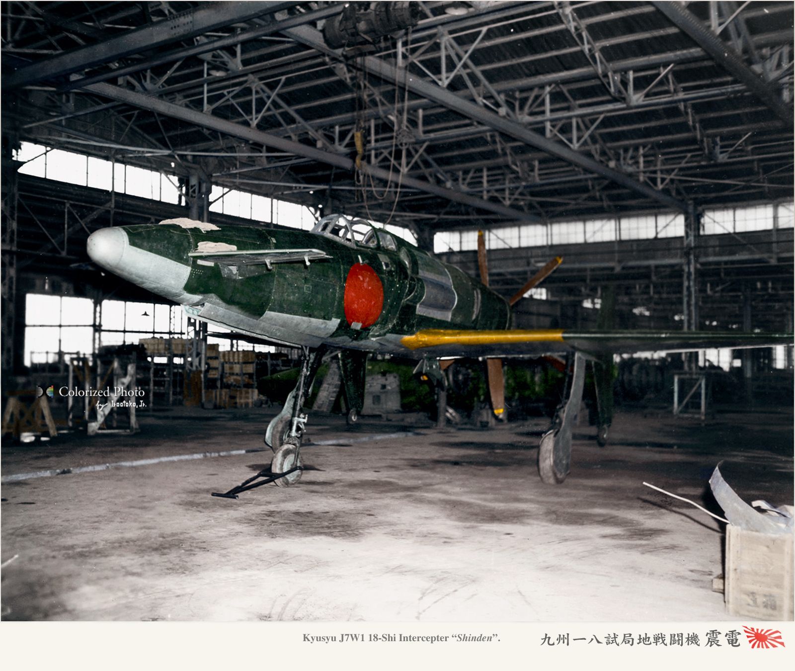 Who knows more about the internal camouflage of J7W1 Shinden ...