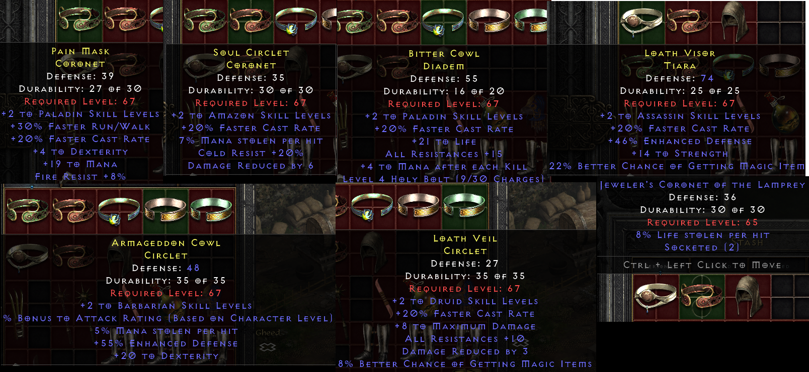 # Circlet Shop 2/20 And More - Topic - d2jsp