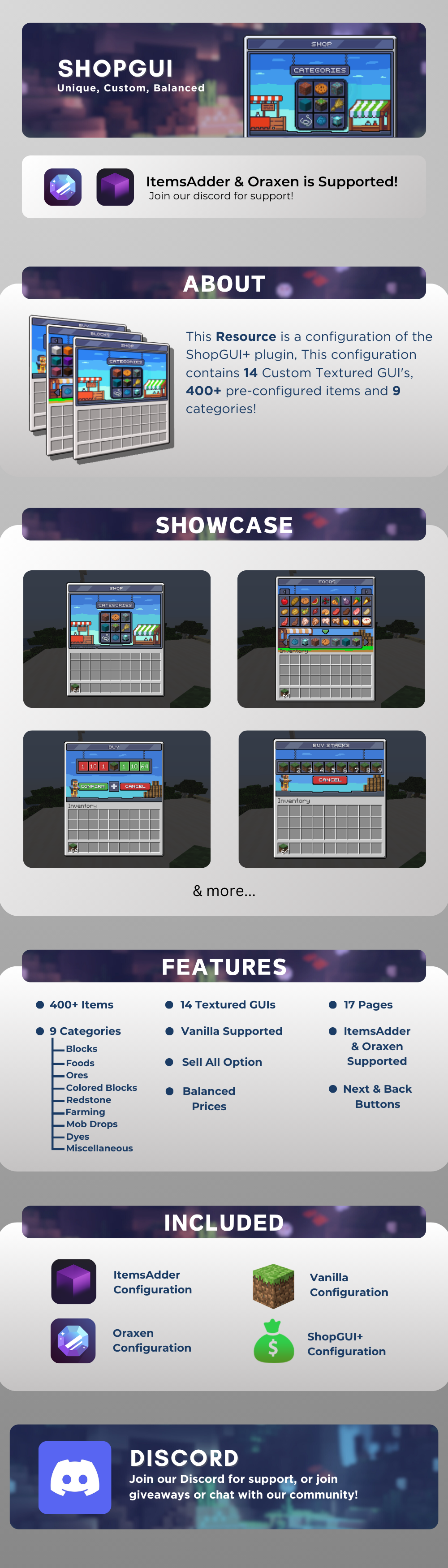 Crazy ShopGUI | Config & Textures | BuiltByBit