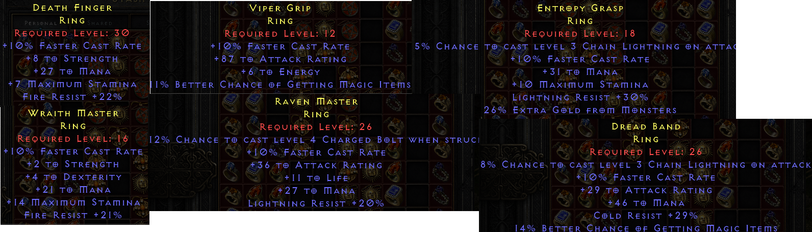 # Usefull Rings For Sell + Lld - Topic - d2jsp