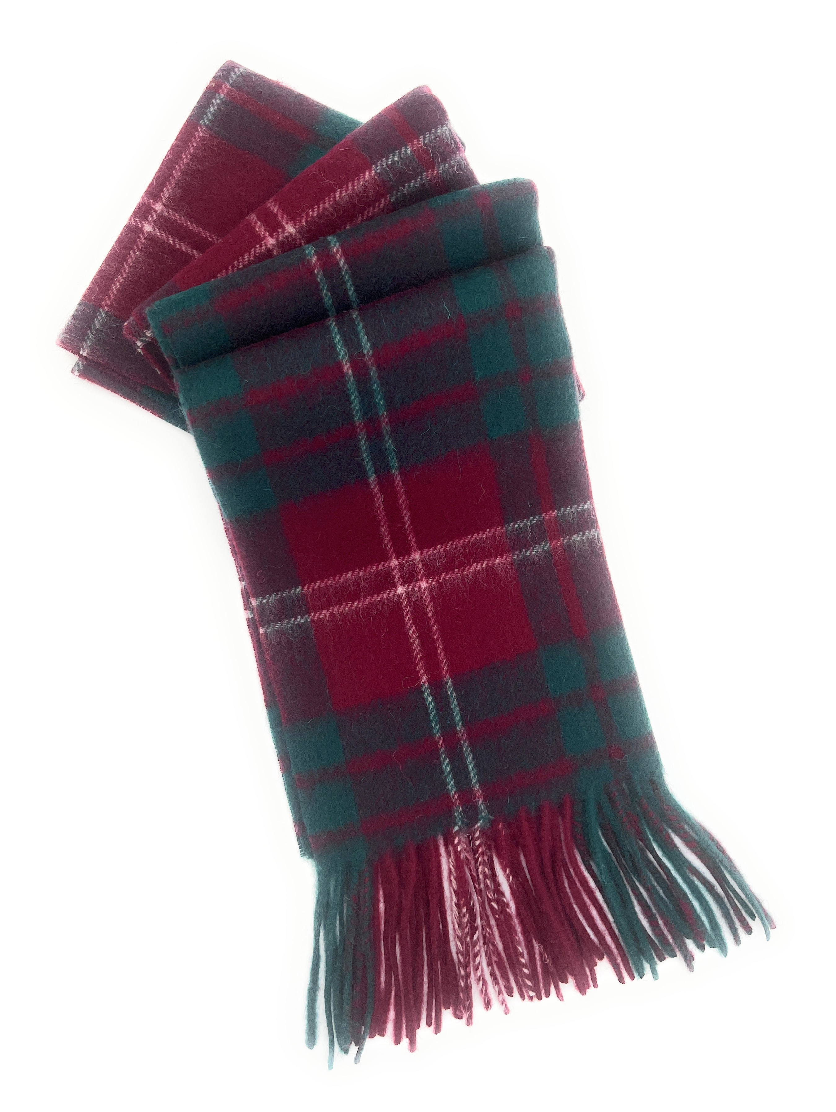 100% Lambswool Unisex Tartan Scarf - Scottish Plaid Scarves Gift, 60 ...