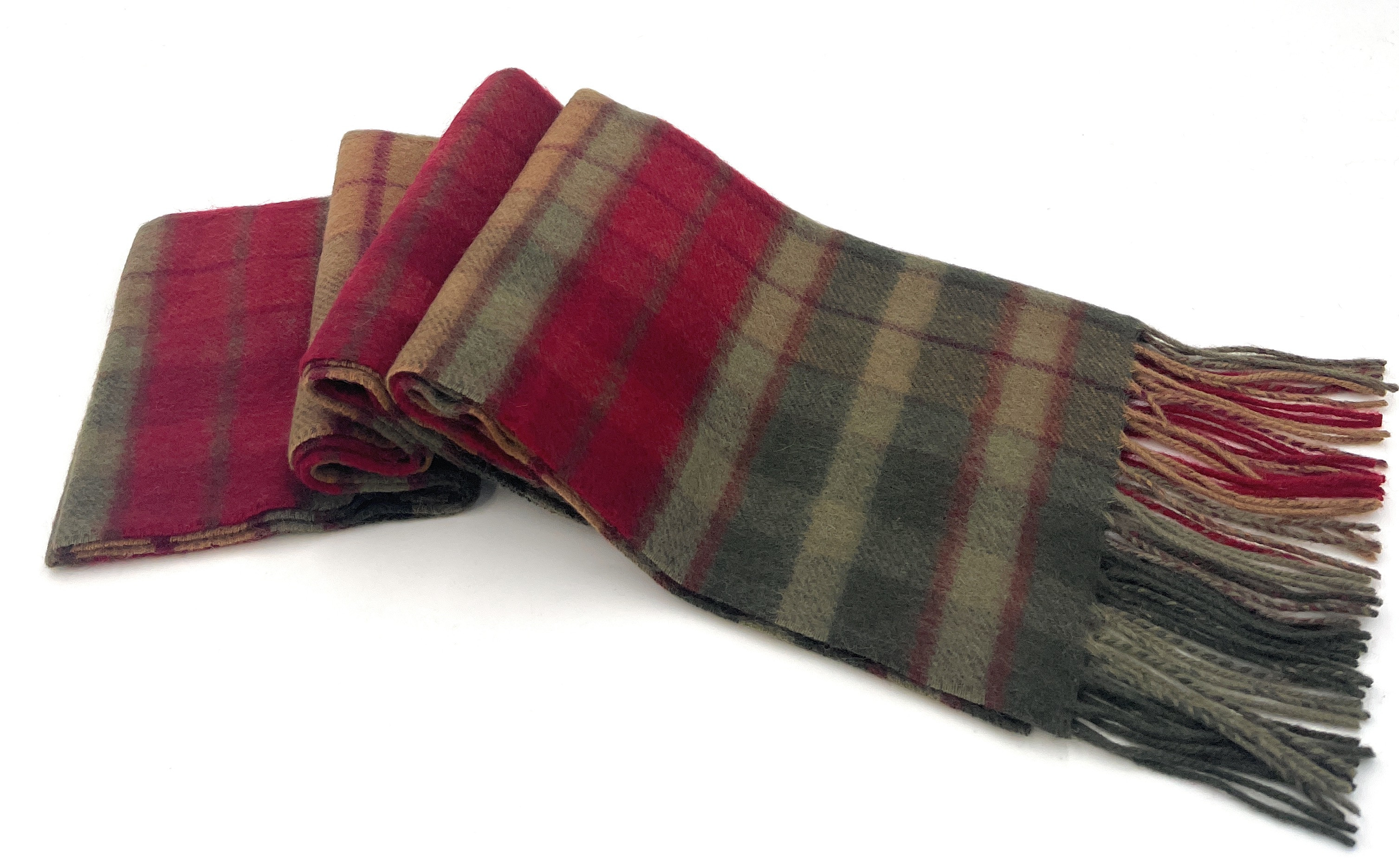 100% Lambswool Unisex Tartan Scarf - Scottish Plaid Scarves Gift, 60 ...