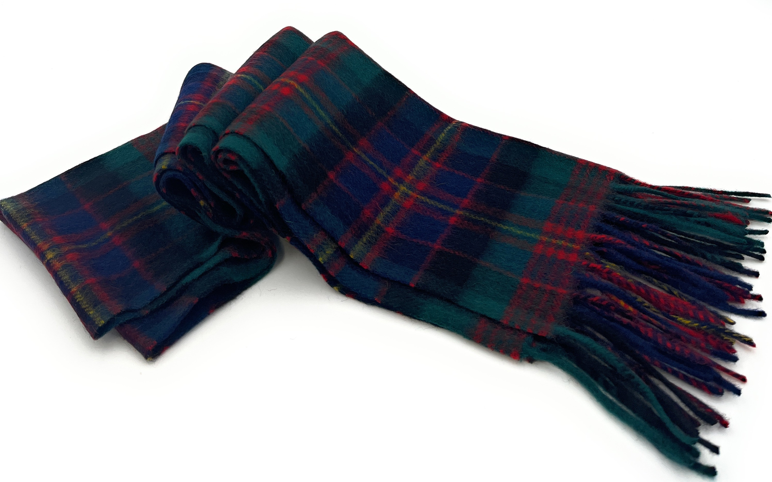 100% Lambswool Unisex Tartan Scarf - Scottish Plaid Scarves Gift, 60 ...