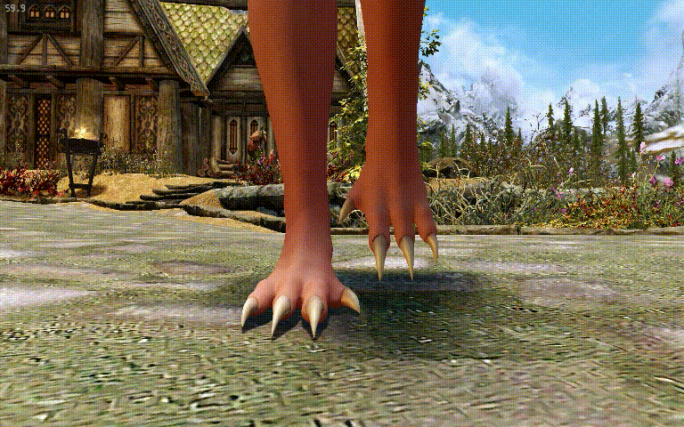 Equitable Claw feet boot DAV at Skyrim Special Edition Nexus - Mods and ...