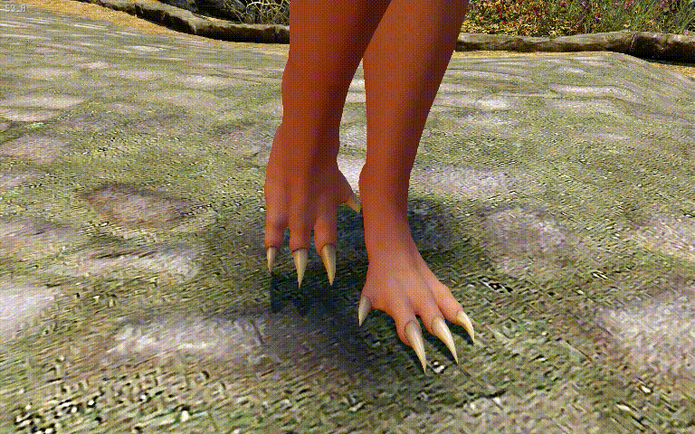 Equitable Claw feet boot DAV at Skyrim Special Edition Nexus - Mods and ...