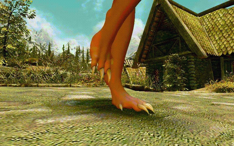 Equitable Claw feet boot DAV at Skyrim Special Edition Nexus - Mods and ...