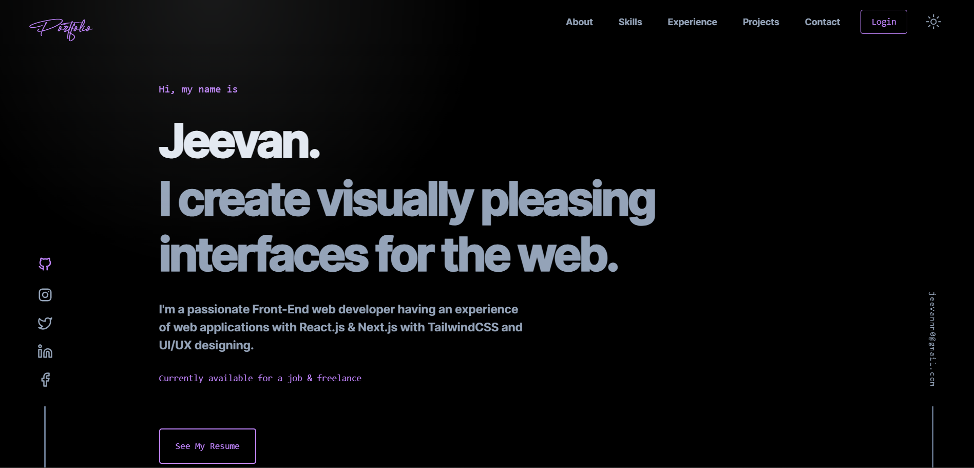 GitHub - jeevannn0/portfolio-web
