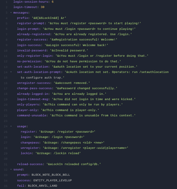 Lockin The Ultimate Auth Plugin Spigotmc High Performance
