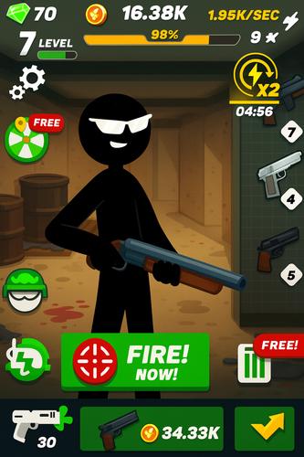 Play Stick Merge shooting game - stick merge