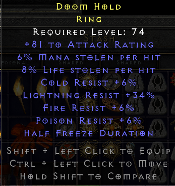 Dual Lich Ring Pic Inside - Topic - d2jsp