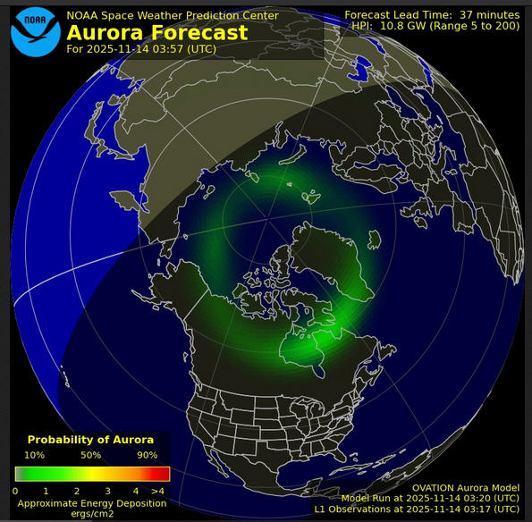 Aurora forecast 11/12/2025 - RED ALERT!! | WorldwideDX Radio Forum