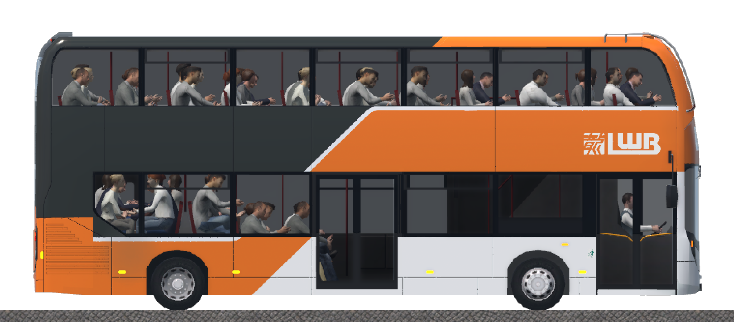 Steam Workshop::Zech's Long Win Bus ADL Enviro 400 MMC Repaint Pack