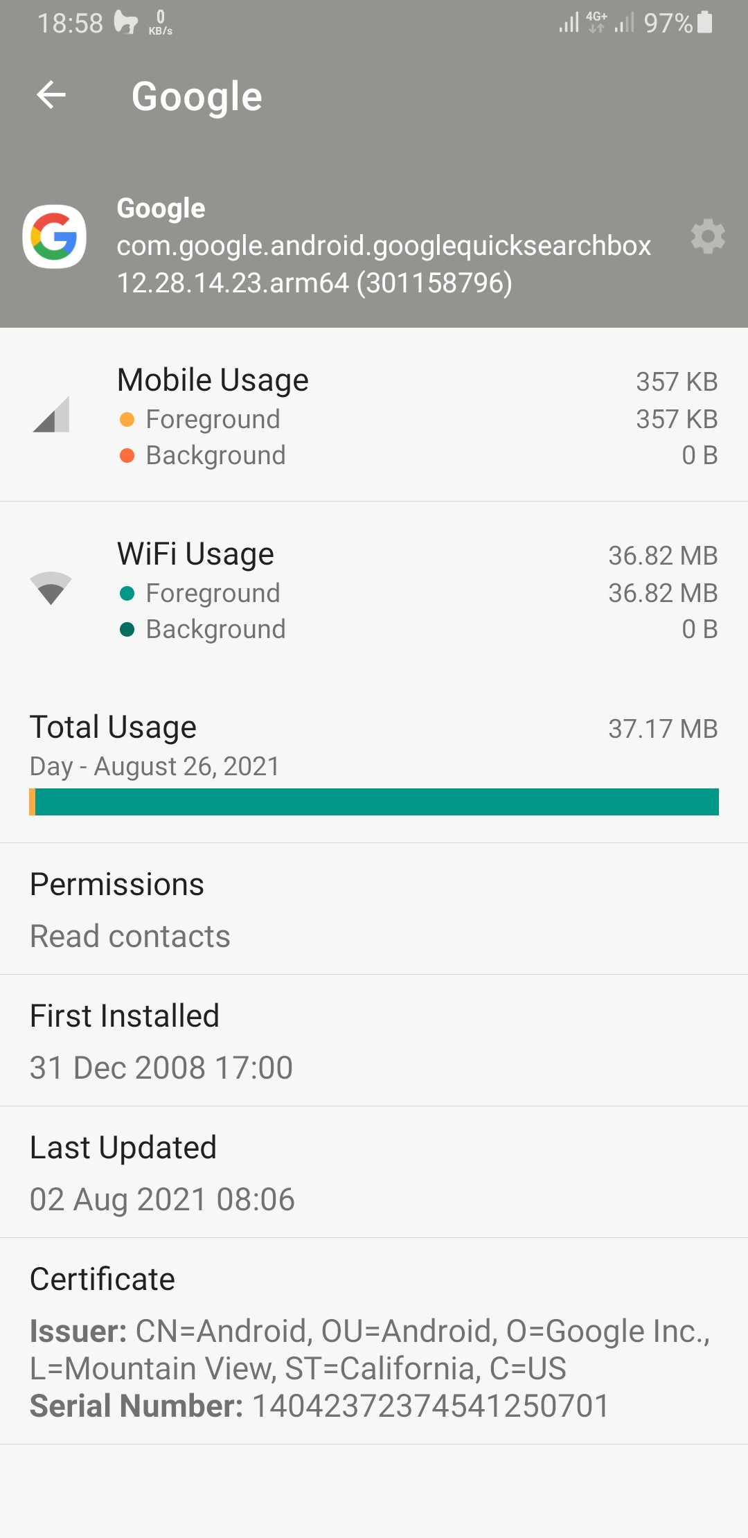 "Google" service constantly using WiFi : r/androidapps