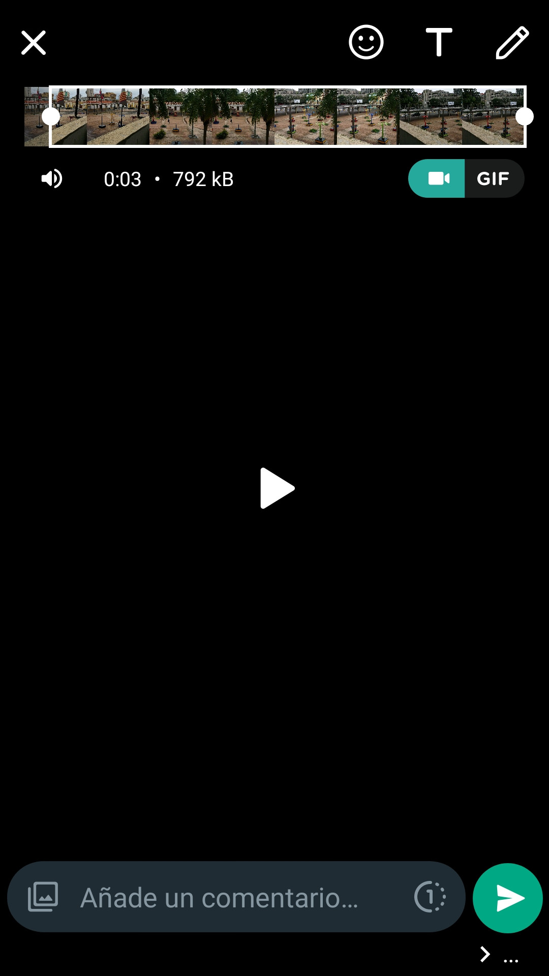 Can't preview videos or gif when I try to send them : r/whatsapp