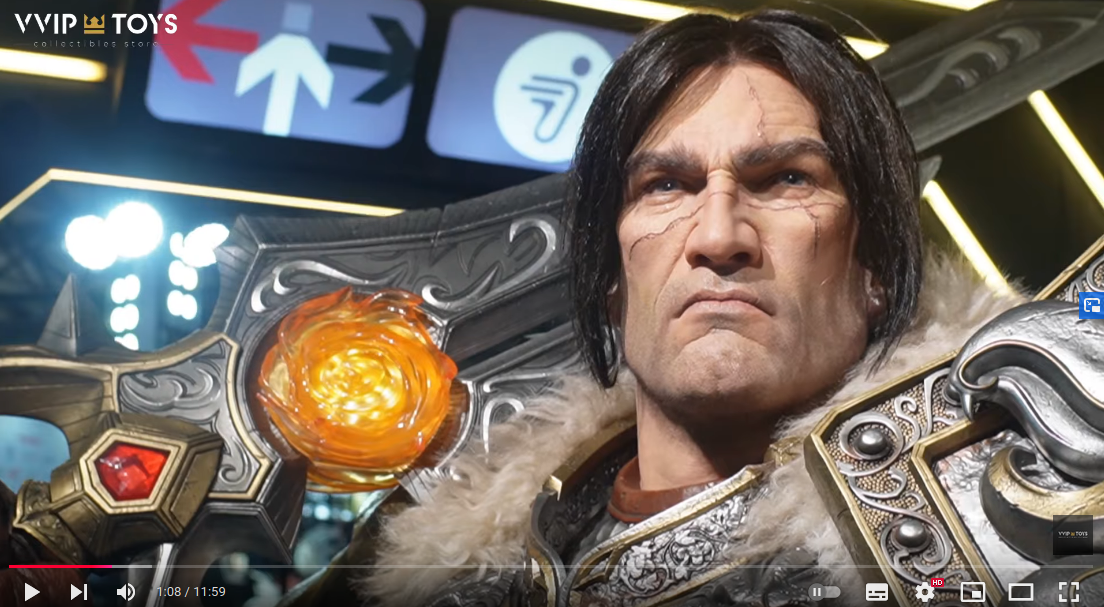 Infinity Studio: World of Warcraft - King Varian Wrynn Life-Size Bust ...