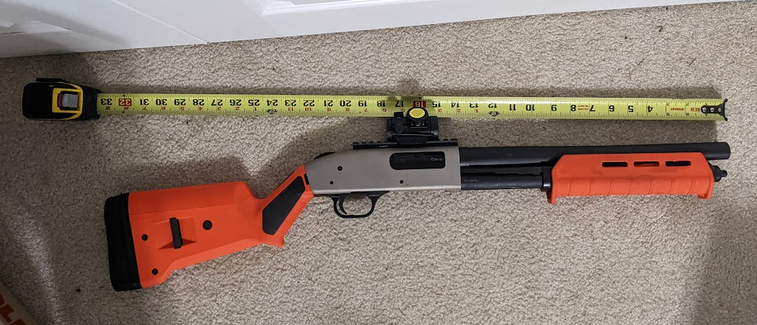 Need Help with overall Length on Mossberg 590s Shockwave > Short ...